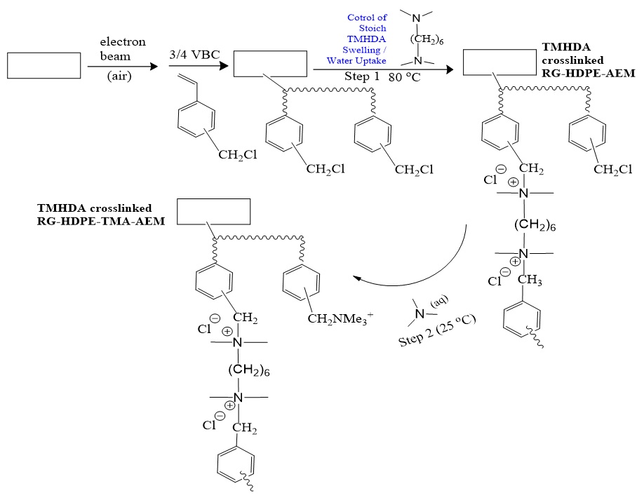 Covalent Crosslinking of High-Density Polyethylene Trimethylammonium ...