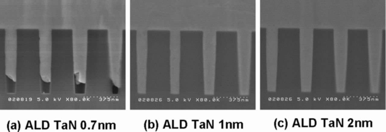 Discrete Study of ALD TaN on Via and Line for Low Resistive and High ...