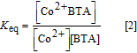 Formation of Cobalt-BTA Complexes and Their Removal from Various ...