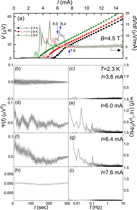 Velocity fluctuations of vortices in driven two-dimensional vortex ...