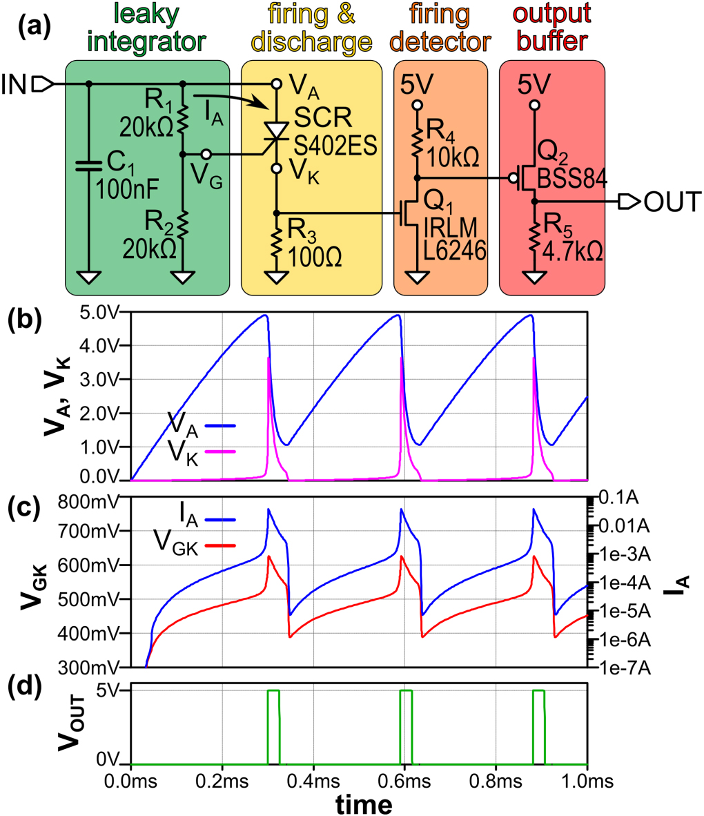 A spiking neuron implemented in VLSI - IOPscience