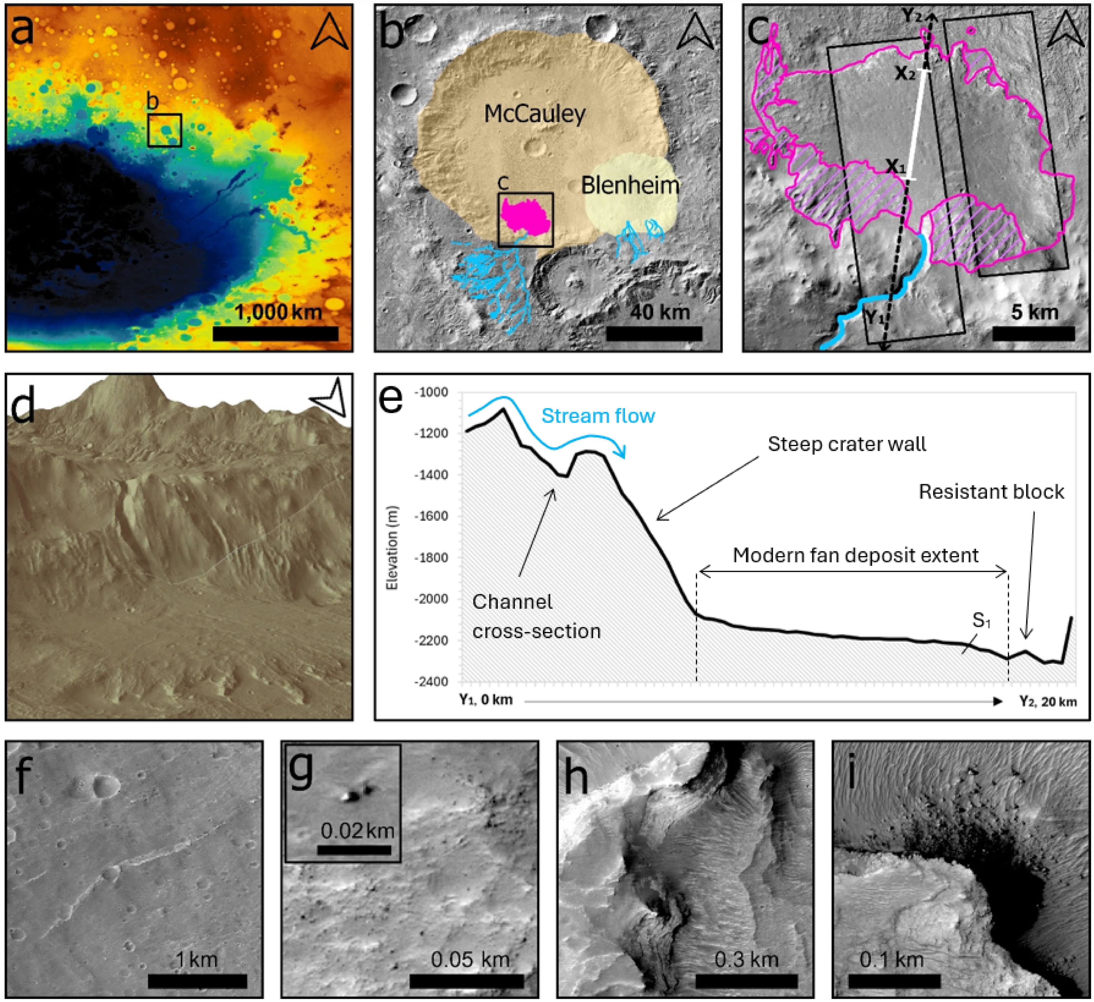 Morphology and Hydrological Context of the McCauley Crater Delta, Mars ...