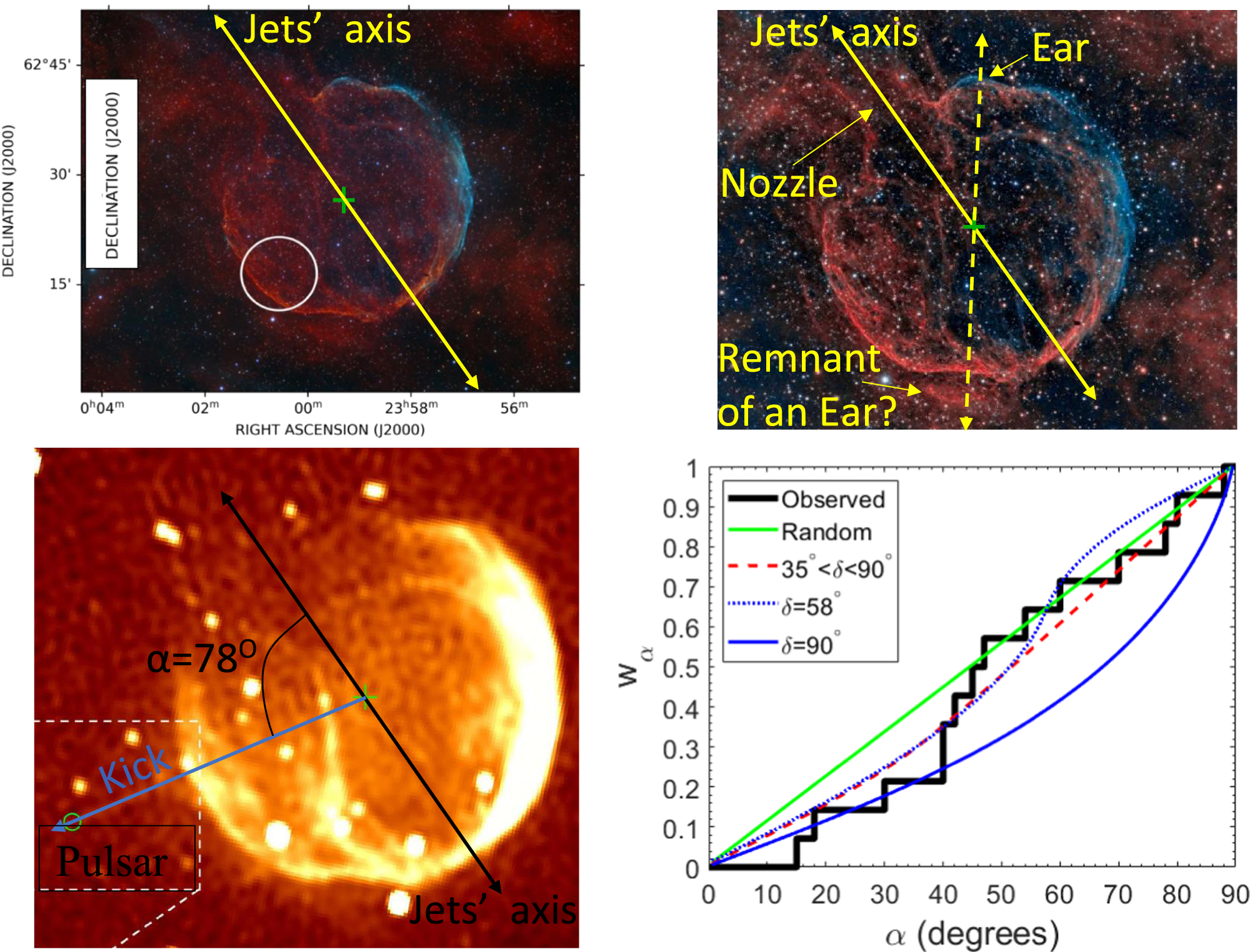 The Jets and the Neutron Star Kick Velocity of the Supernova Remnant ...