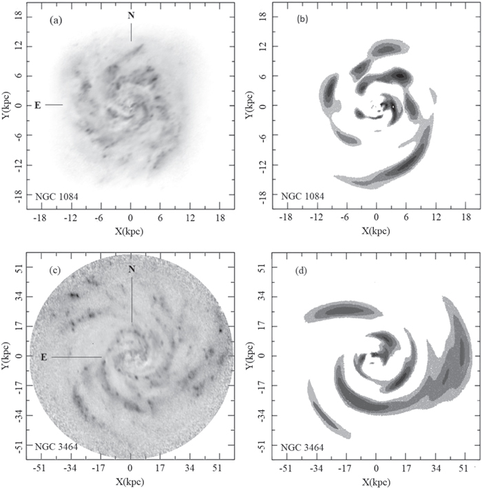 Study of the Spiral Structure in Galaxies with Multiple Arms: A ...