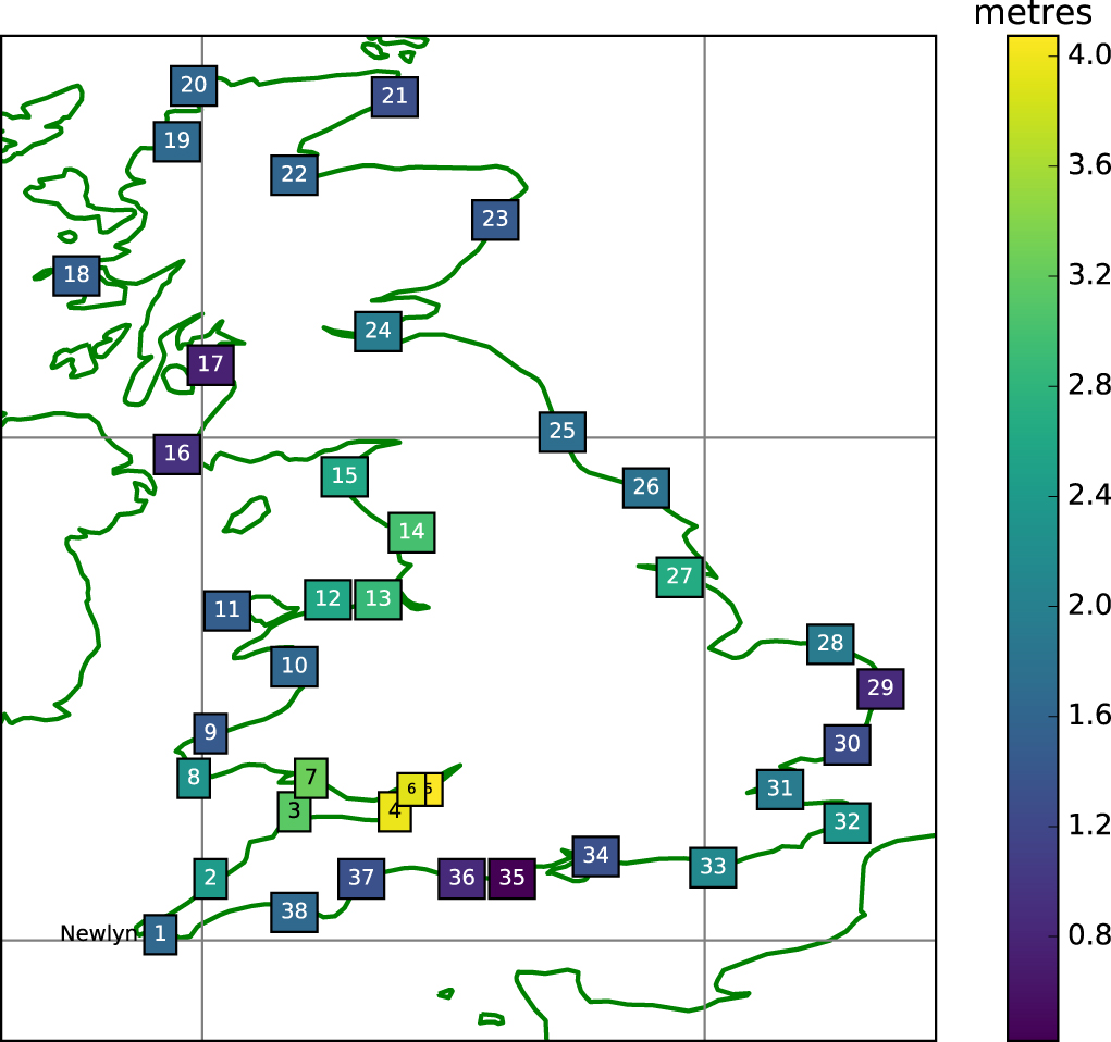 Contributions to 21st century projections of extreme sea-level change ...