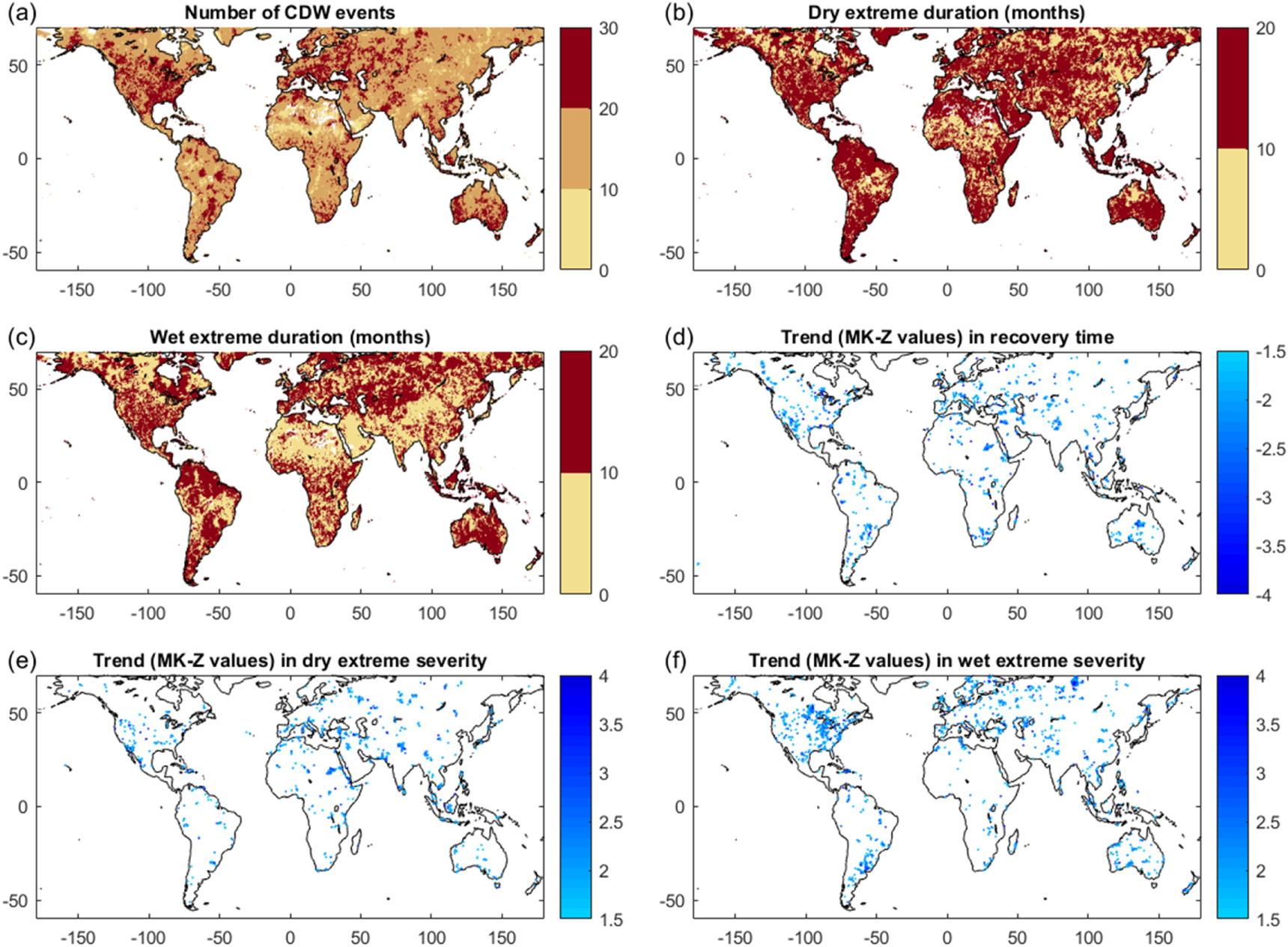 Hydrologic risk from consecutive dry and wet extremes at the global ...