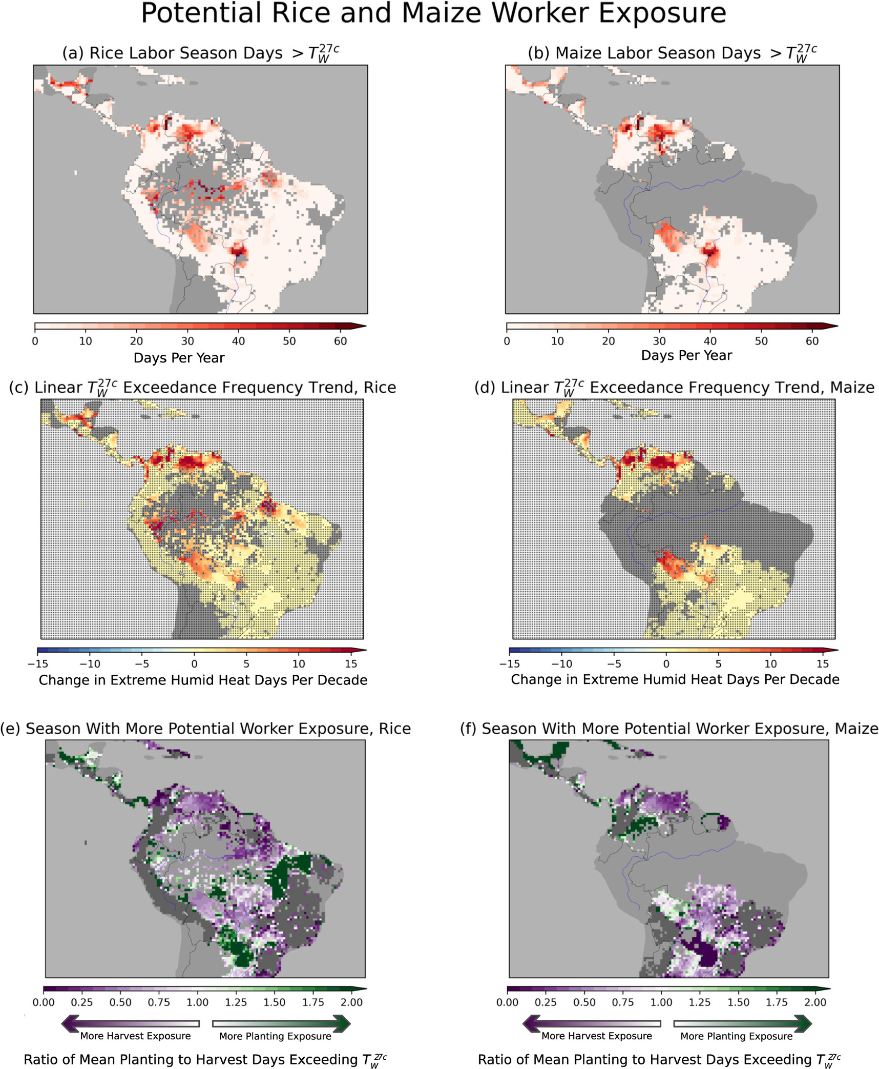 Increased extreme humid heat hazard faced by agricultural workers ...
