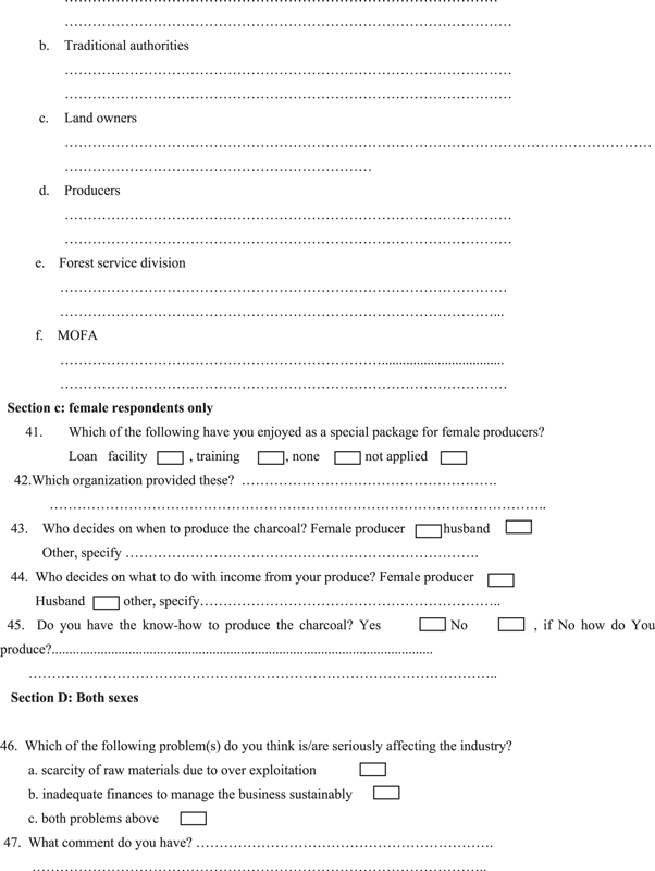 Assessment of human activities and its effects on forest management: a ...