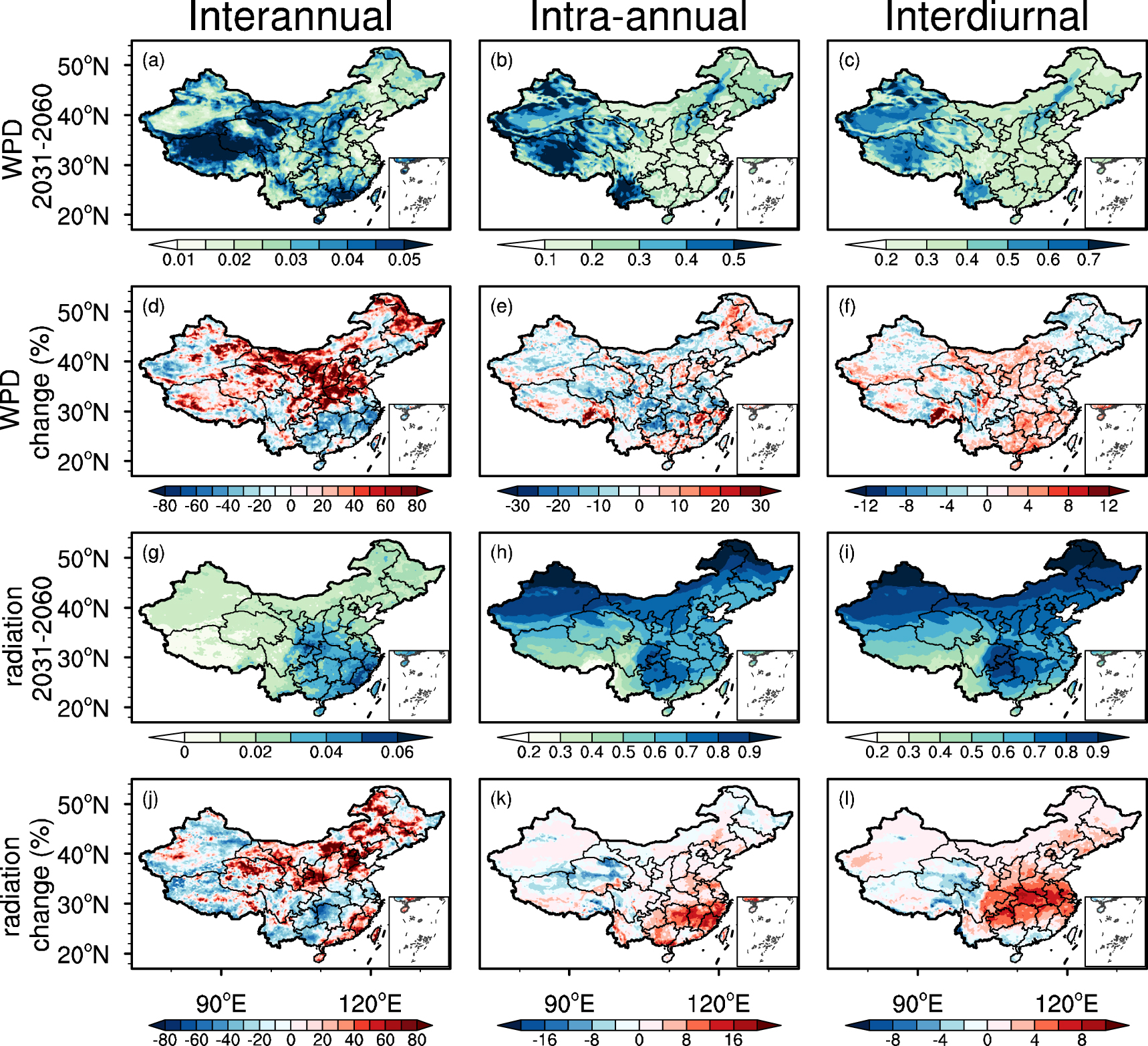 Future projections of wind and solar energy resources over China from ...