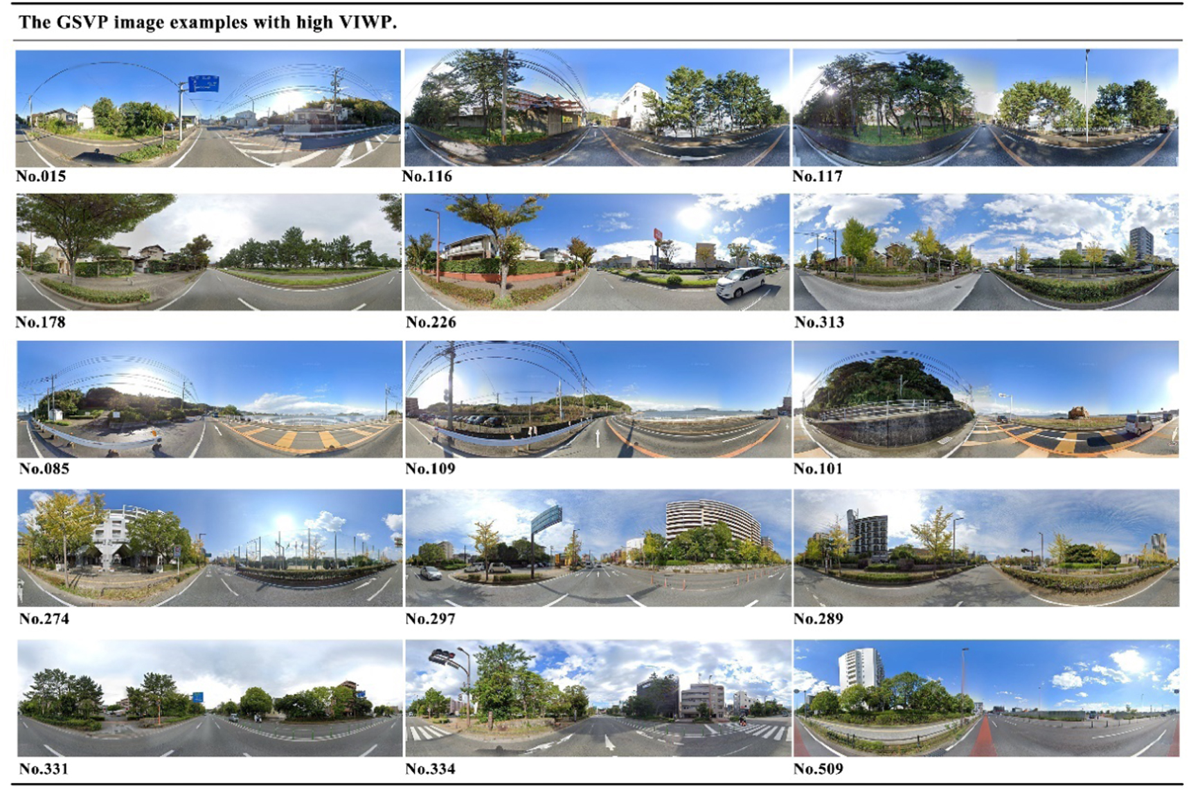 Using google street view panoramas to investigate the influence of ...
