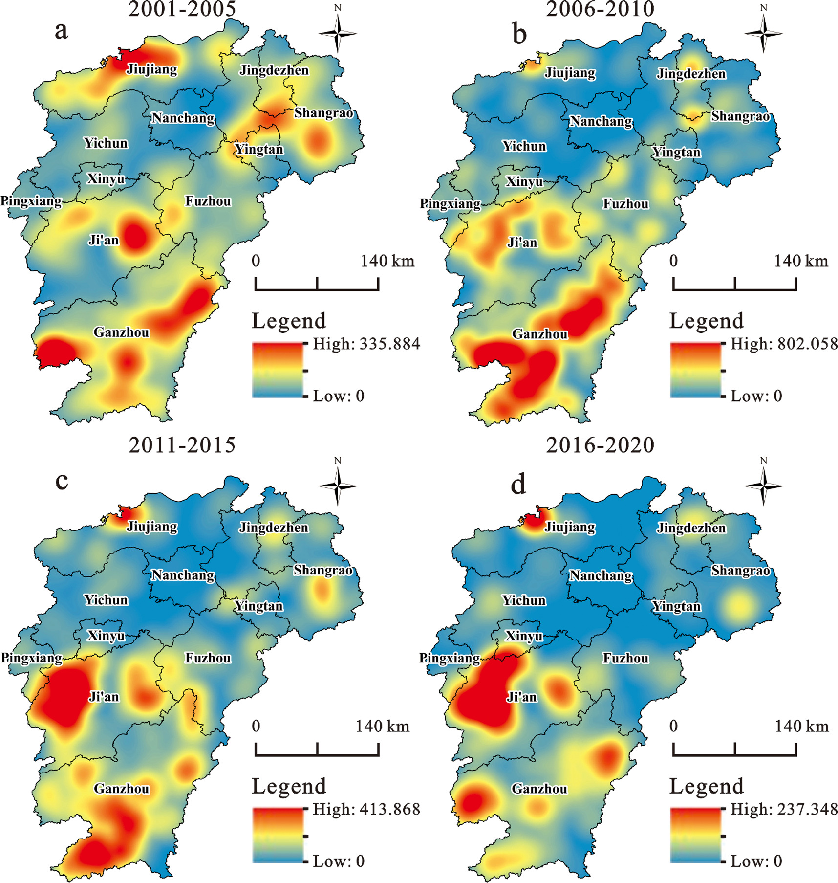 A study on forest fire risk assessment in jiangxi province based on ...