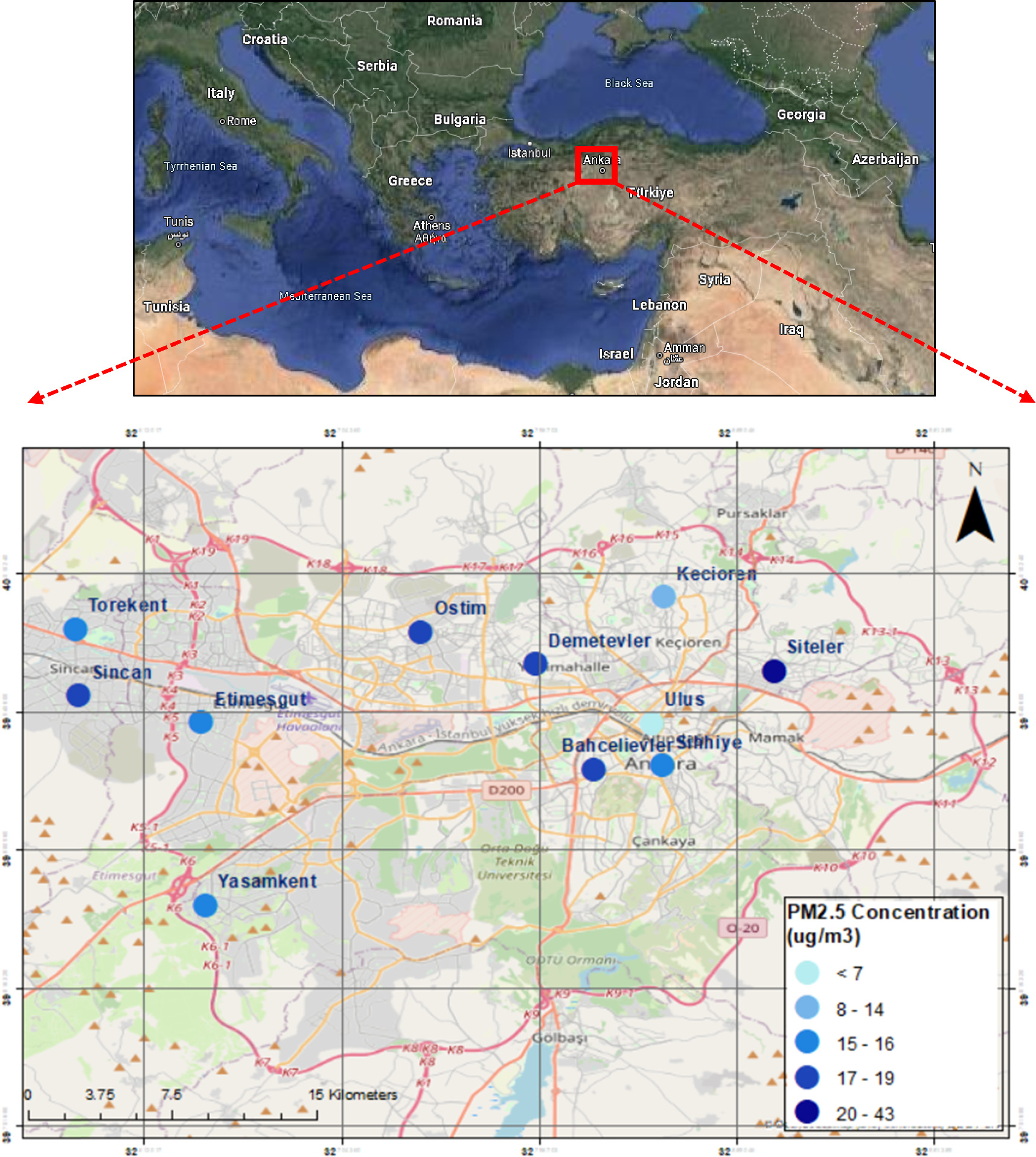 A data-driven approach for PM2.5 estimation in a metropolis: random ...