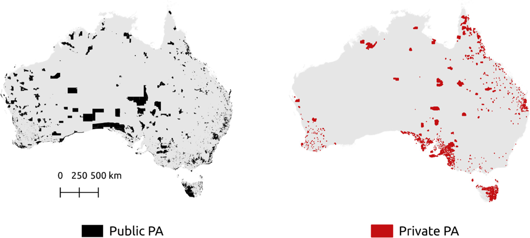 Private protected areas exhibit greater bias towards unproductive land ...