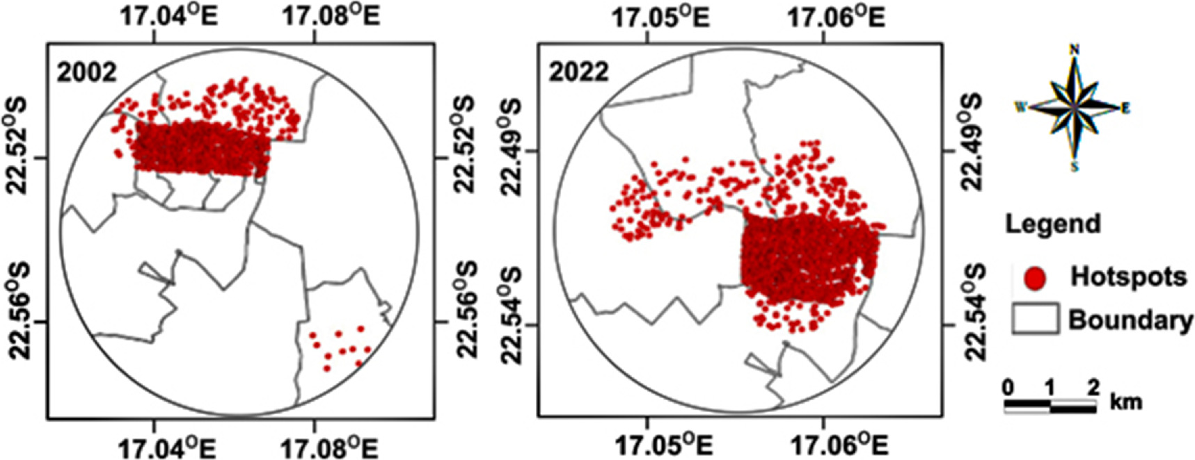 A study of spatial and temporal variation of urban population growth in ...