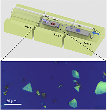 An in-depth study of the synthesis of ReSe2 for anisotropic Raman ...