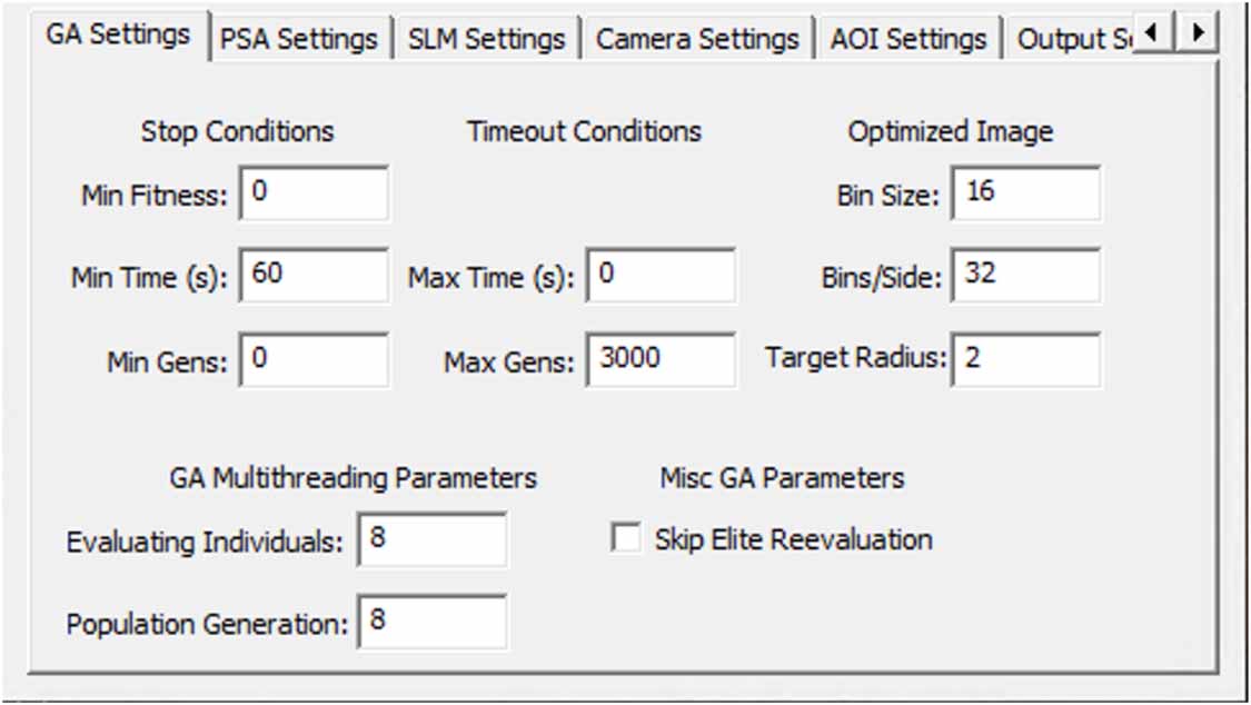 A modular GUI-based program for genetic algorithm-based feedback ...