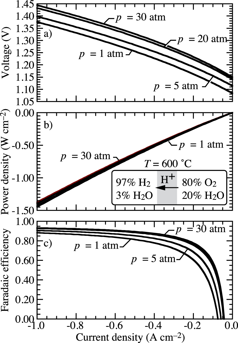 Faradaic efficiency in protonic-ceramic electrolysis cells - IOPscience