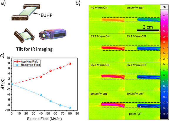 A self-actuated electrocaloric polymer heat pump design exploiting the ...