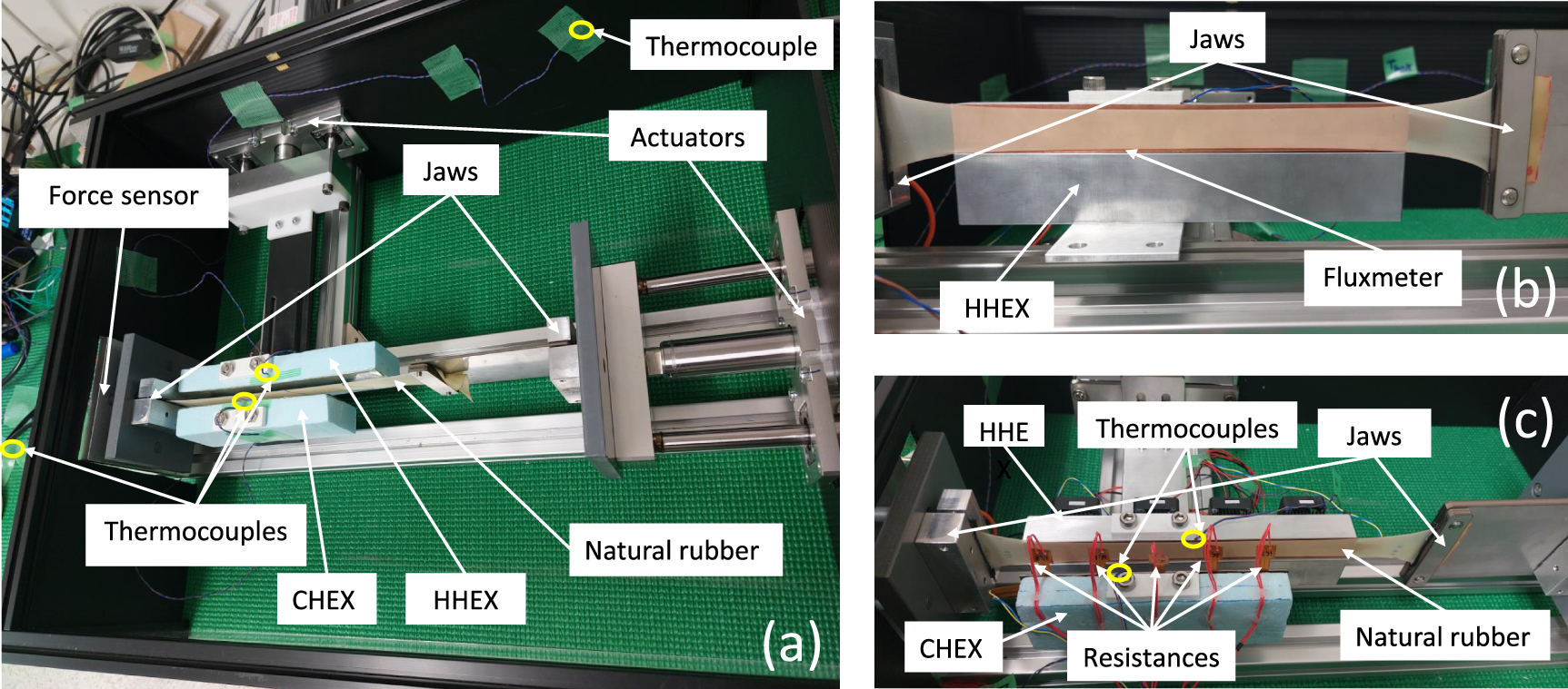 Natural rubber based elastocaloric solid-state refrigeration device ...