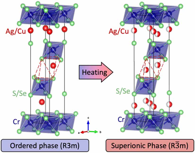 Thermal and electronic transport properties of ACrX2 superionic ...