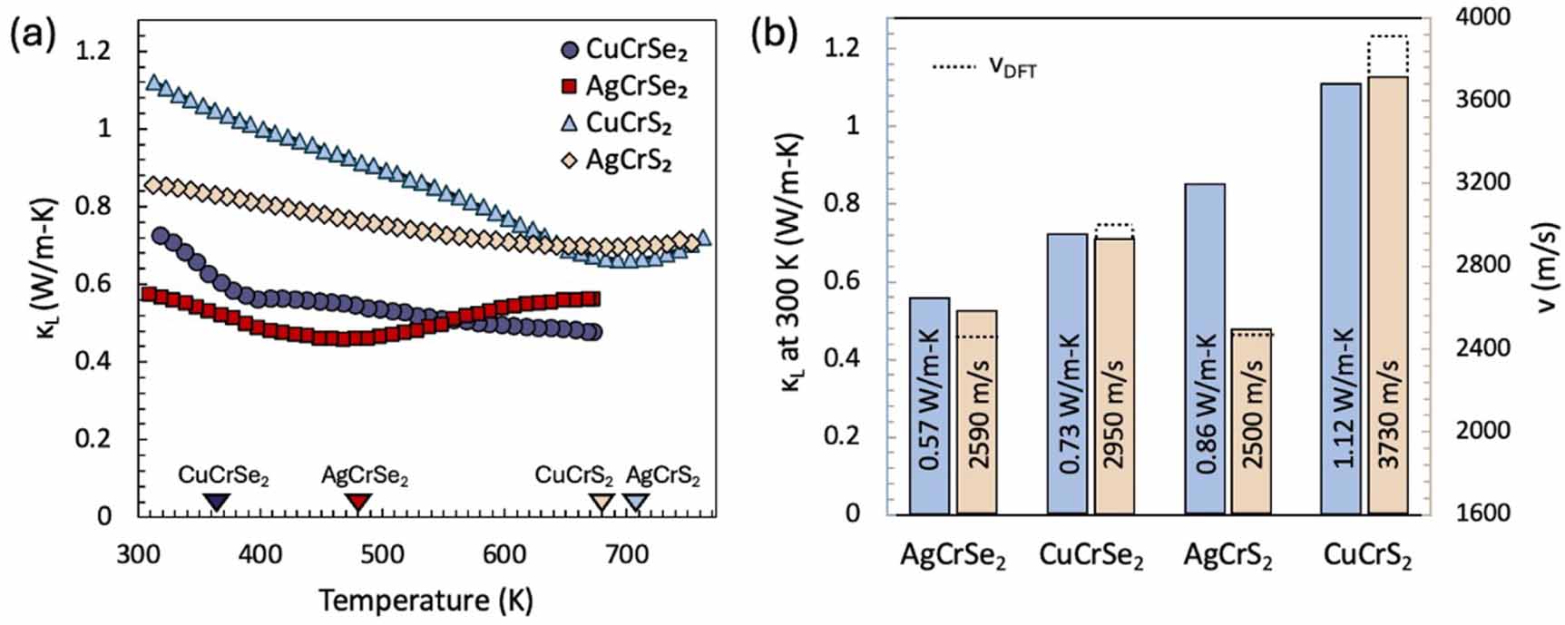 Thermal and electronic transport properties of ACrX2 superionic ...