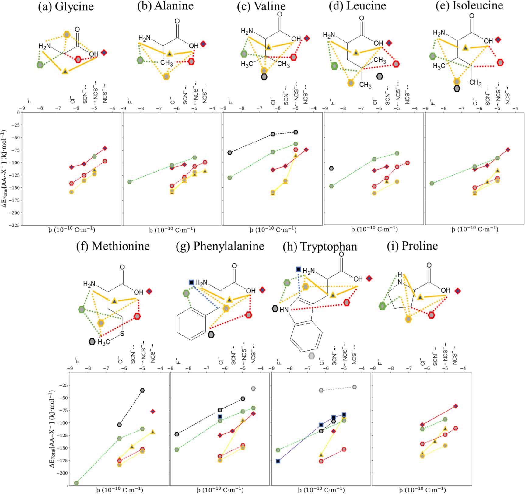 Decomposing Hofmeister effects on amino acid residues with symmetry adapted perturbation theory ...