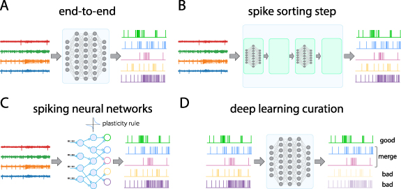 Spike sorting: new trends and challenges of the era of high-density ...