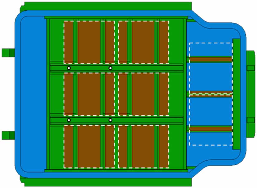 Random vibration fatigue analysis of a multi-material battery pack ...
