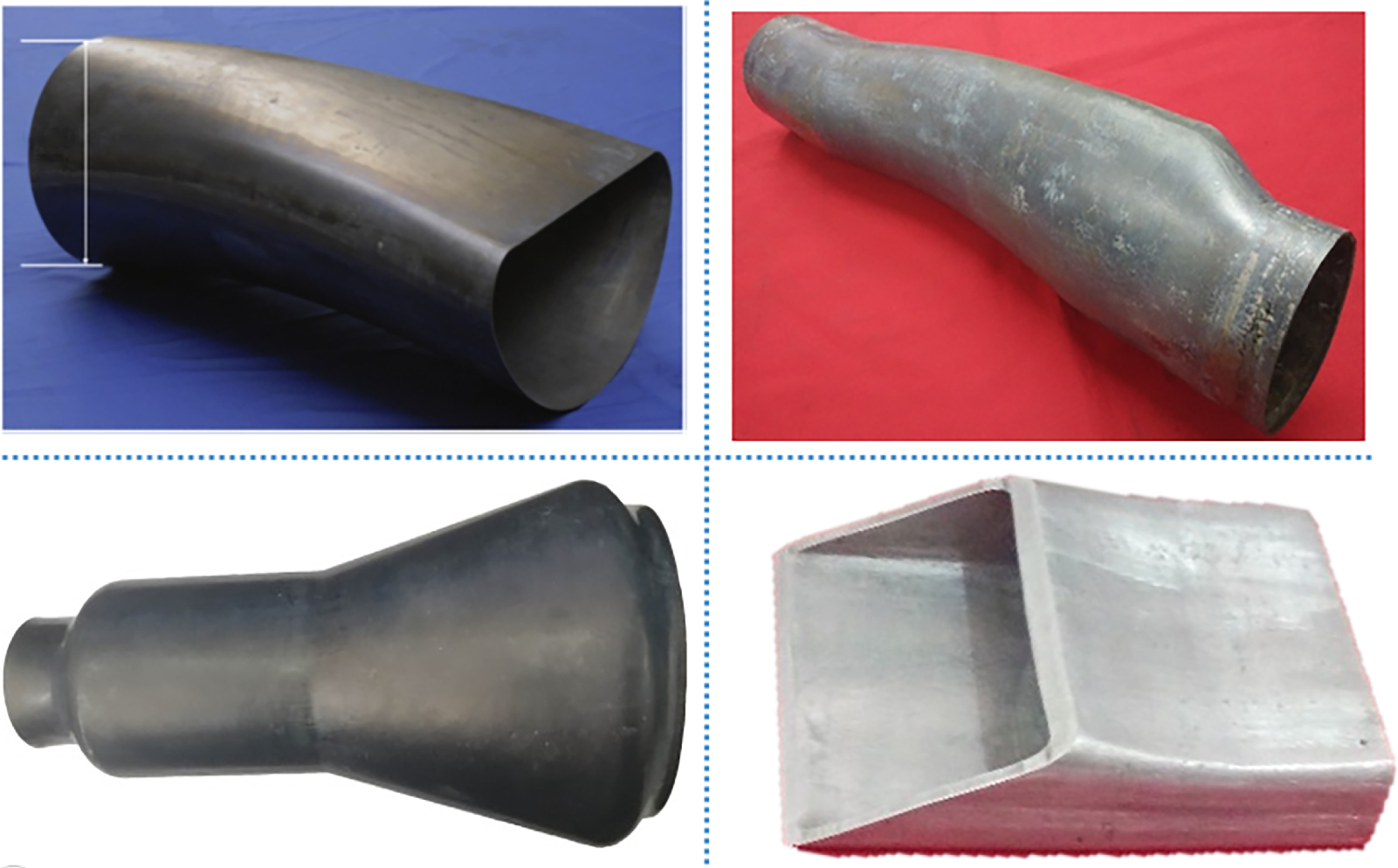 High-efficiency forming processes for complex thin-walled titanium ...