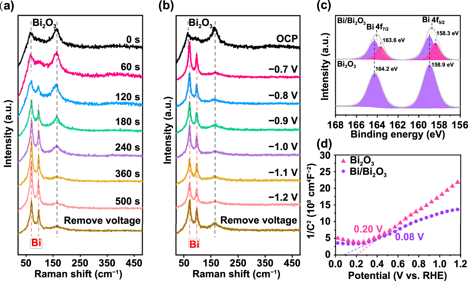 In-situ structural evolution of Bi2O3 nanoparticle catalysts for CO2 ...