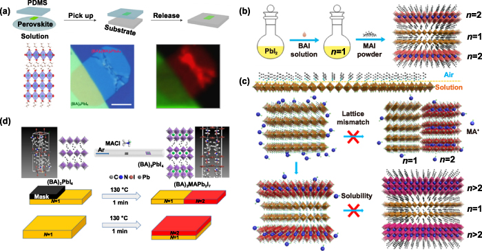 Two/Quasi-two-dimensional perovskite-based heterostructures ...