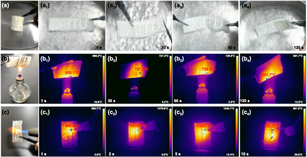 Flexible temperature sensor with high sensitivity ranging from liquid ...