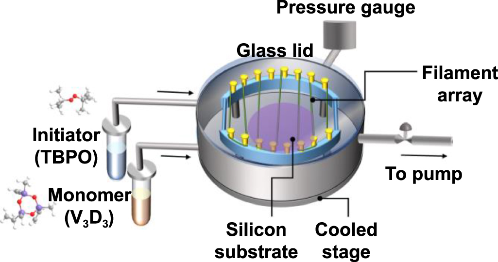 Temperature-mediated structural evolution of vapor–phase deposited ...