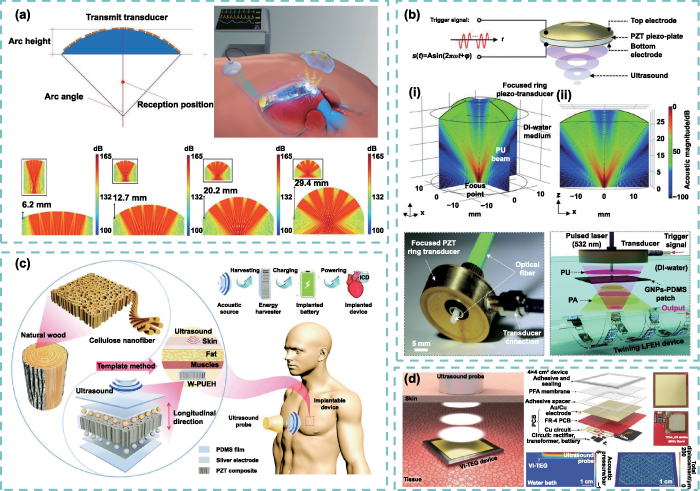 Design and micromanufacturing technologies of focused piezoelectric ...