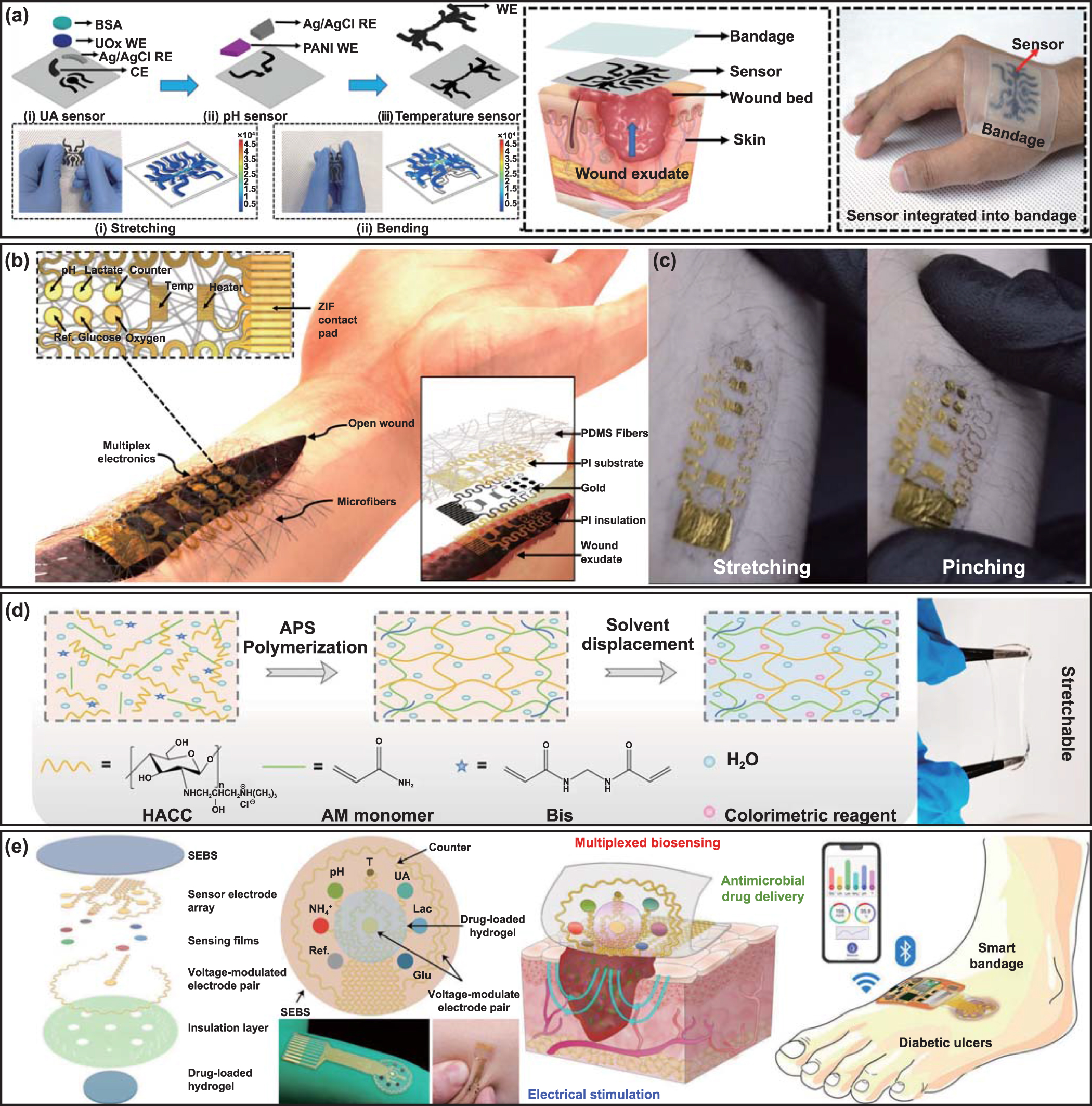 Design and manufacturing of soft electronics for in situ biochemical ...