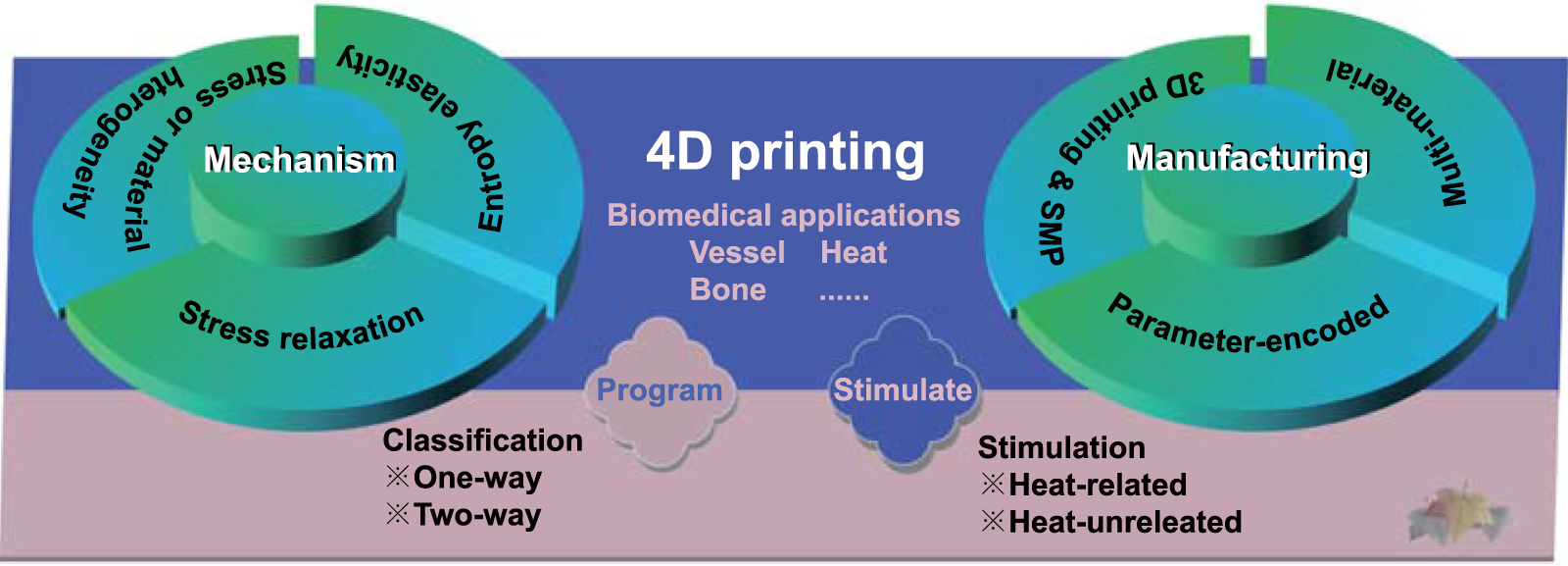 Mechanism and manufacturing of 4D printing: derived and beyond the ...