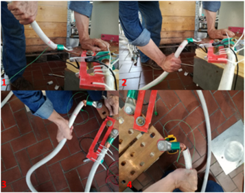 Dependency of the electrical resistance in crimped connections on ...