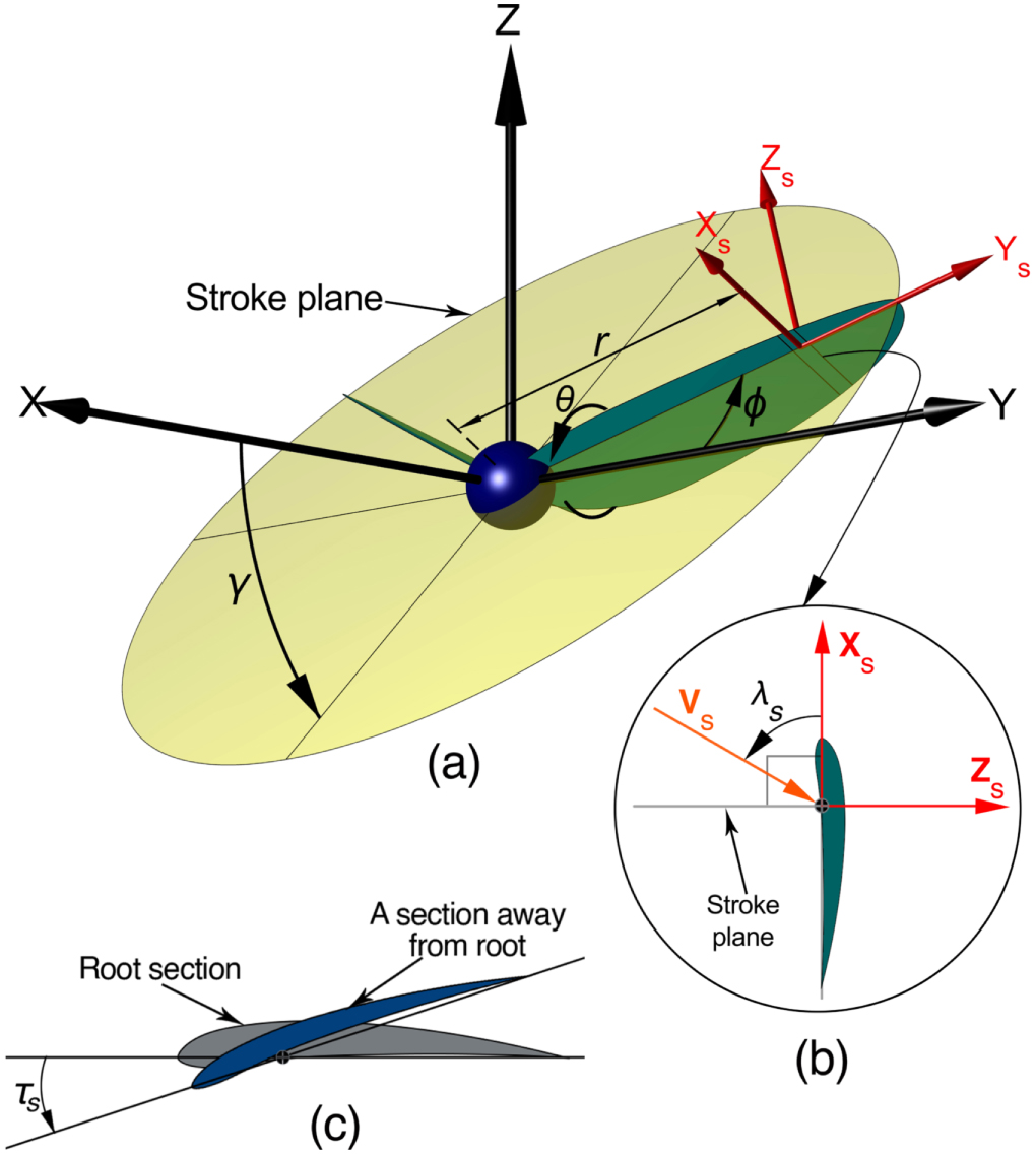 Optimal flapping wing shape and kinematics are different for different ...