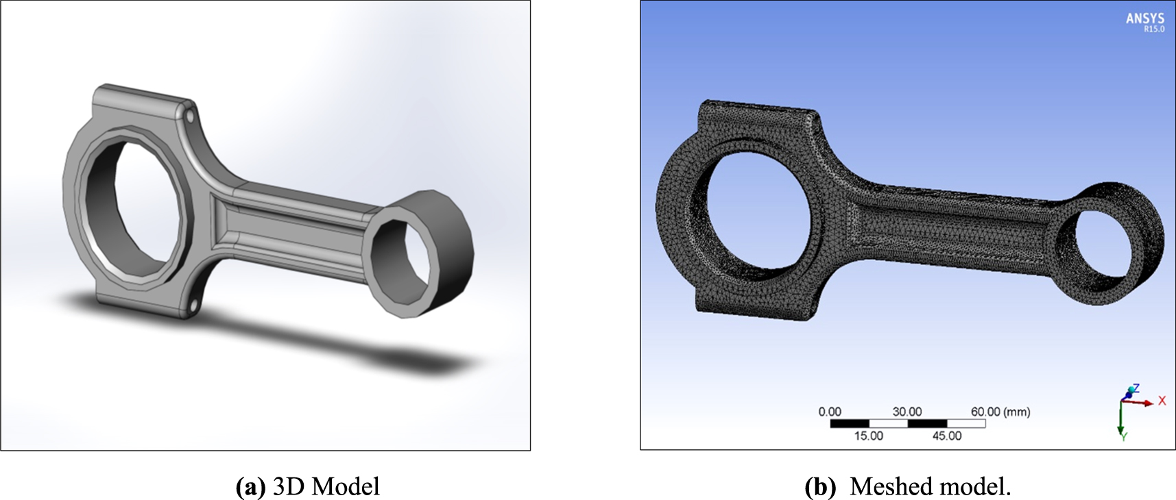 Fabrication and analysis of two-wheeler connecting rod for aluminium ...