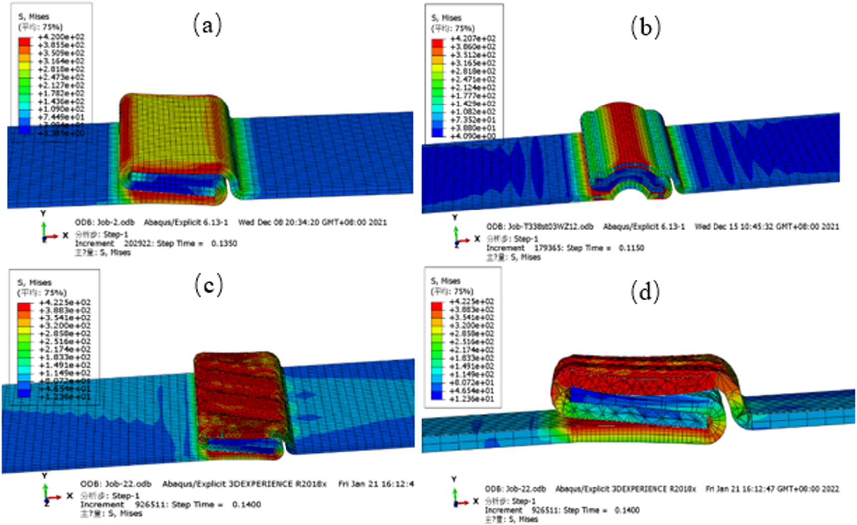 Simulation and analysis of mechanical properties of cold-formed lock ...