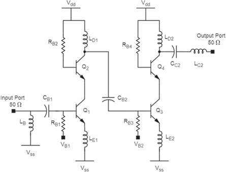 A Ku-band LNA with 39.2 dB gain, 1.4 dB NF and shunt inductor-based matching network - IOPscience