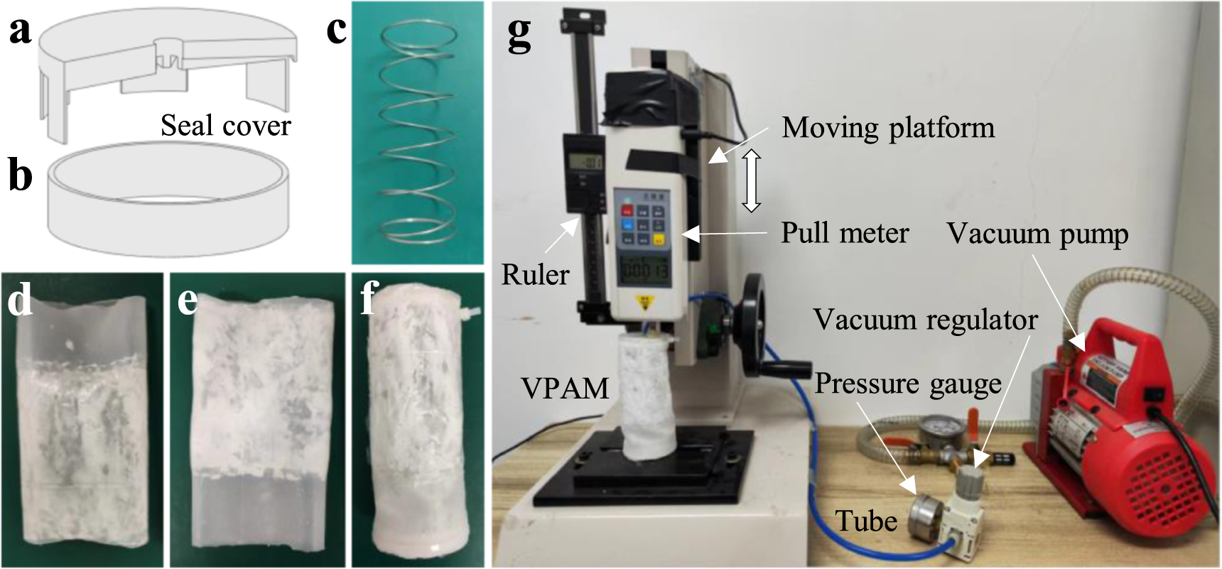 Passively stretchable vacuum-powered artificial muscle with variable ...