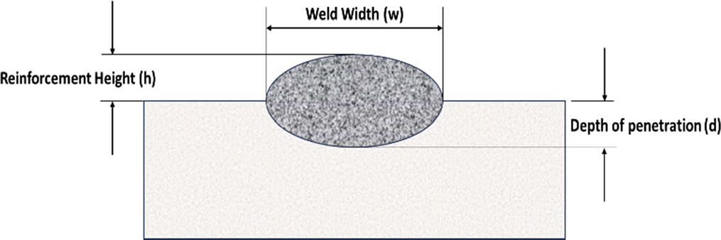 Characterisation of weld bead and microhardness of SS316L weld overlays ...