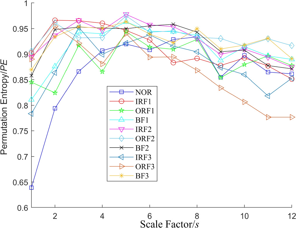 Multiscale permutation entropy gray image coding method and its application in bearing fault ...