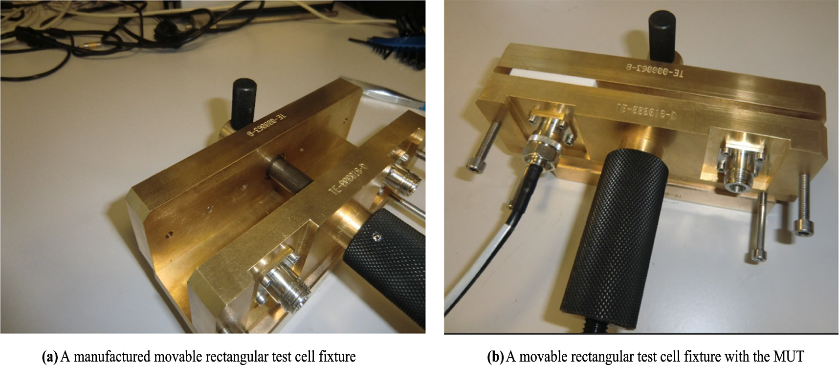 Probe with a metallic bowl termination to determine the electric ...