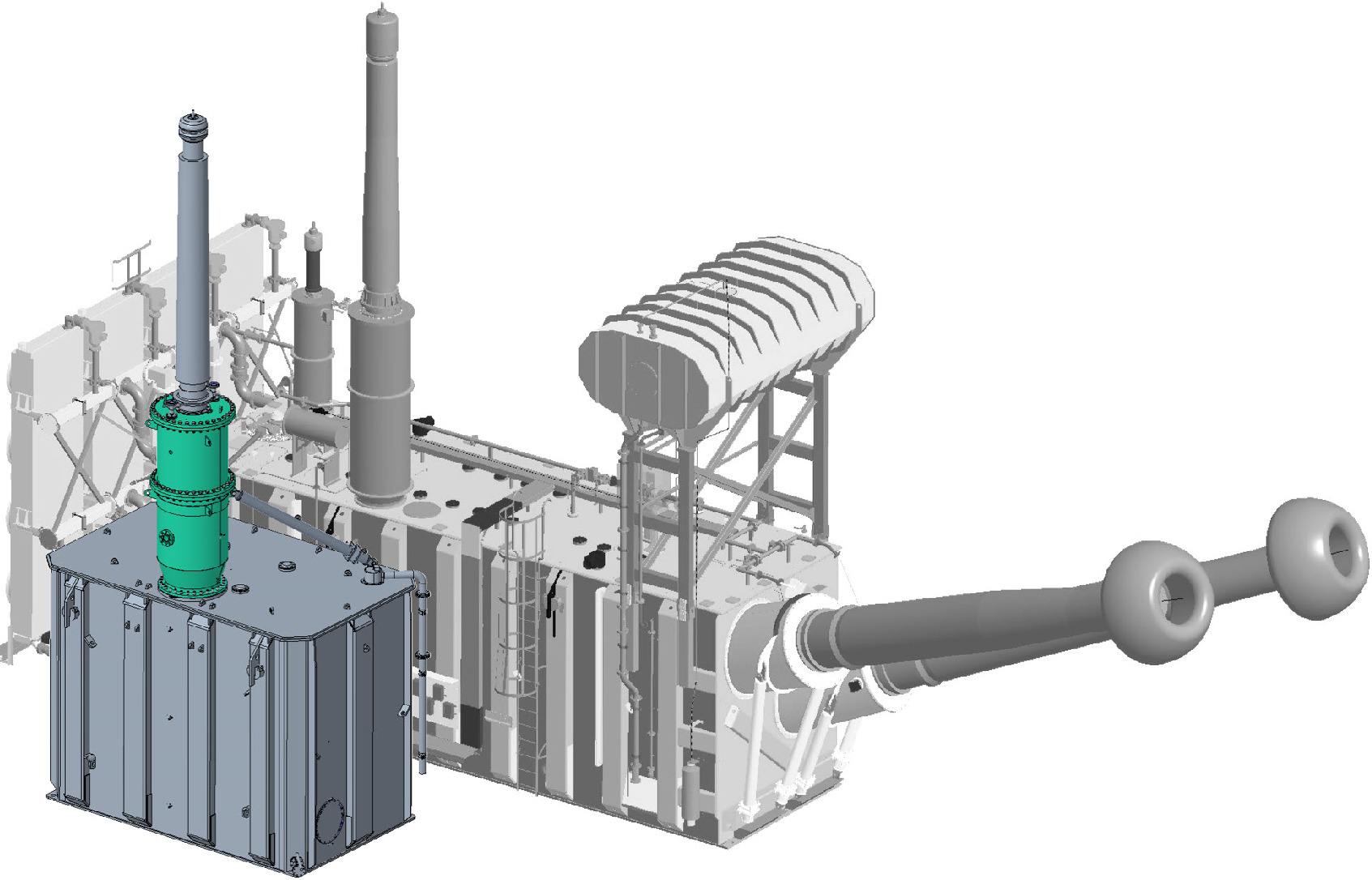 Design and testing of an arc resistant power transformer with a ...