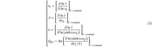 A physically based constitutive model considering dynamic recrystallization of ERNiCrMo-3 alloy ...