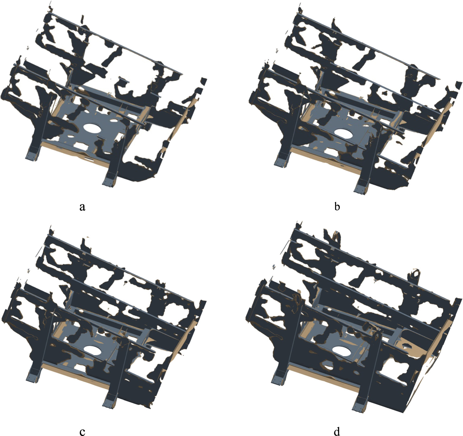 Finite element analysis and optimization design of large vibrating screen based on equivalent ...