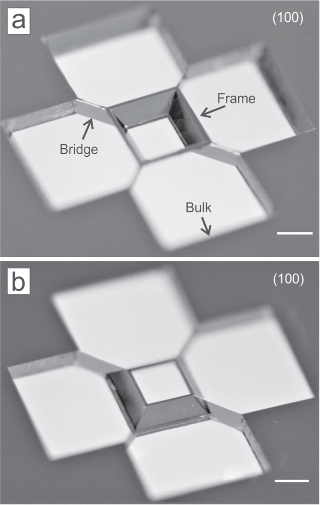 Silicon flow stop frame for encapsulation of CMOS microsensor chips by wet anisotropic etching ...