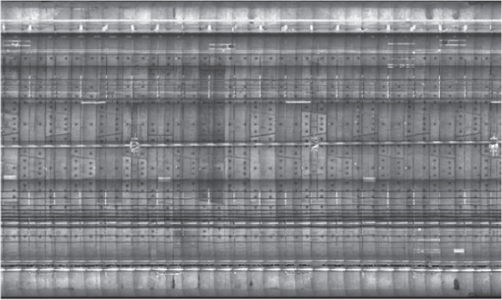 A subway tunnel image stitching method based on point cloud mapping ...